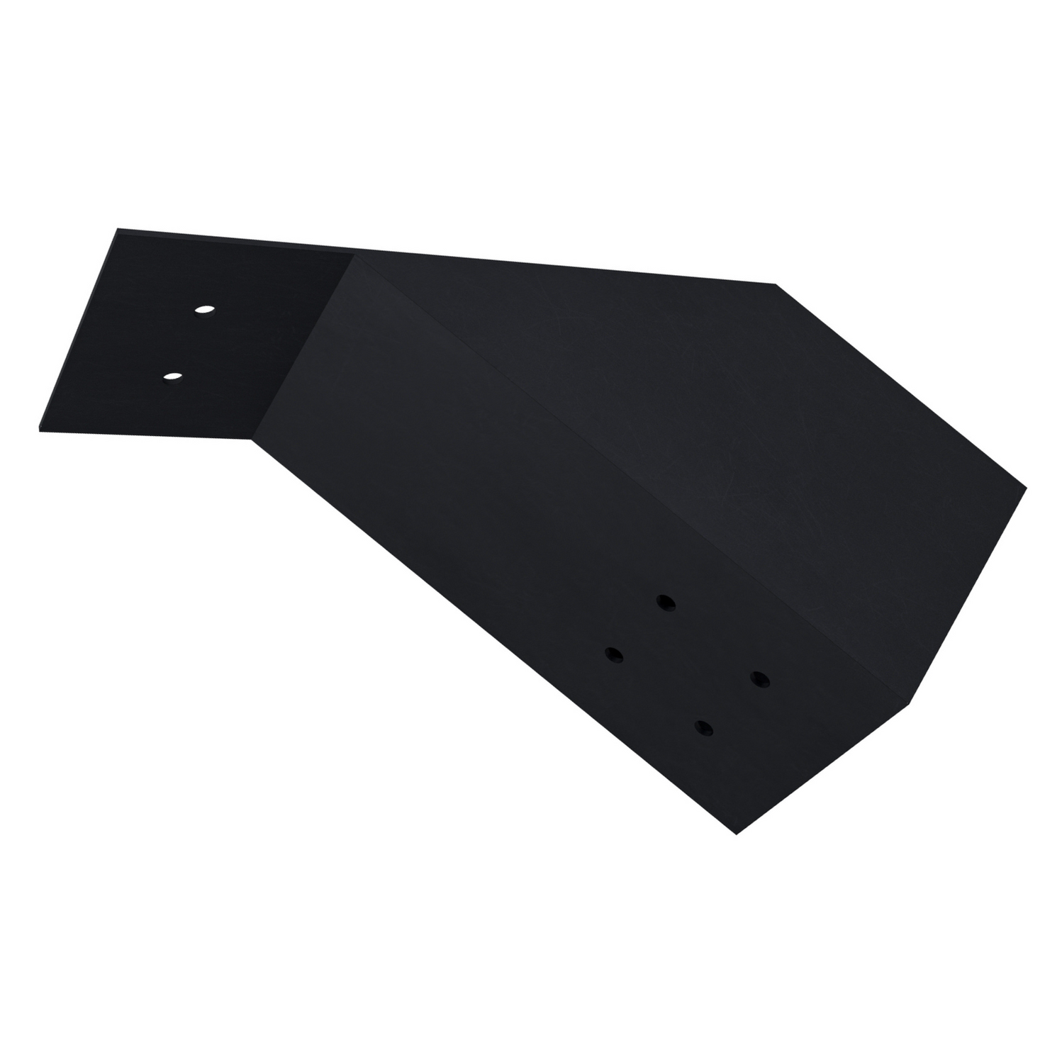 Universal 45-Degree 4x4 Beam Support Bracket (14-Gauge Steel, Made in