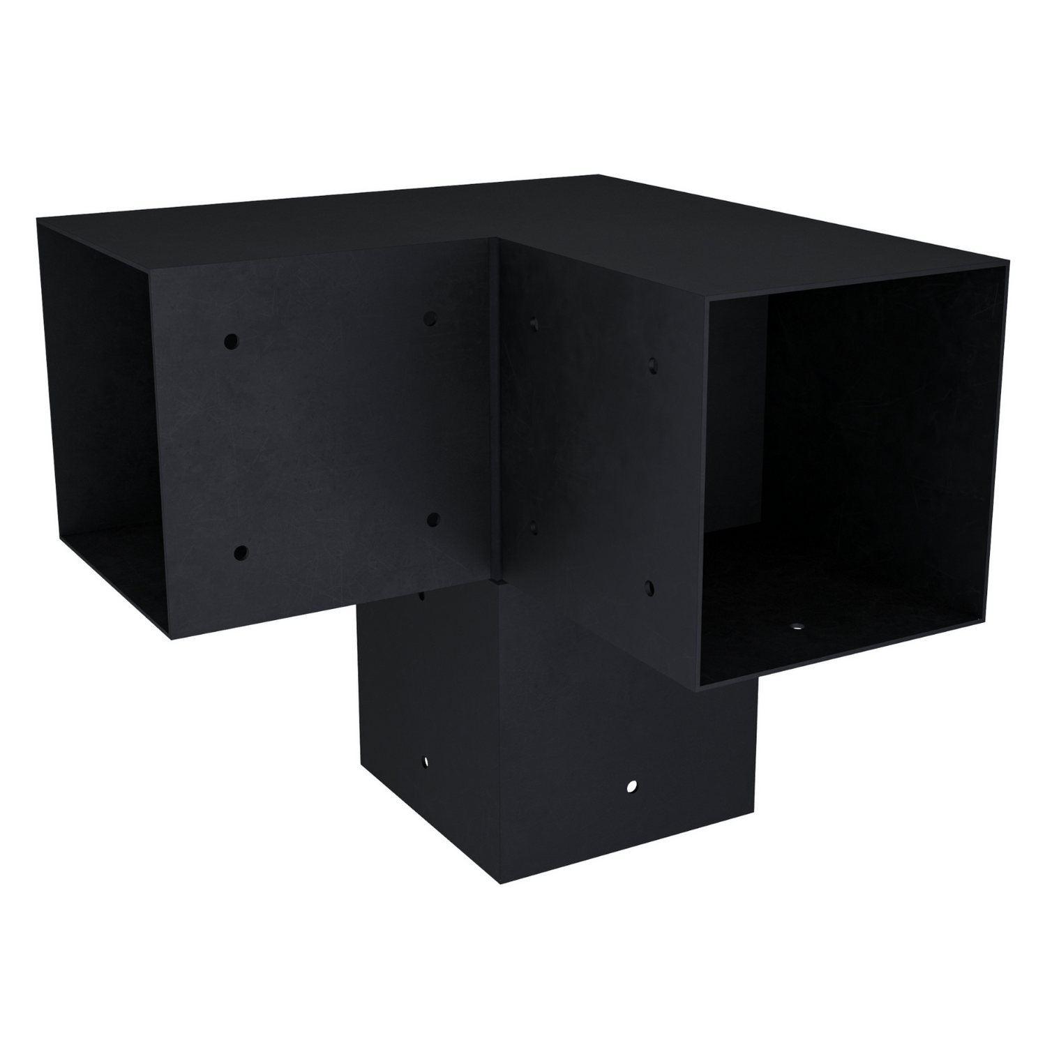 Universal 3-Way 6x6 Corner Bracket (12-Gauge Steel, Made in USA)