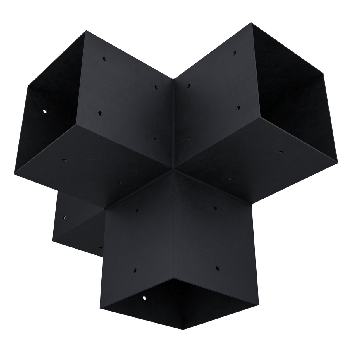 Universal 4-Way 6x6 Beam Bracket (12-Gauge Steel, Made in the USA)