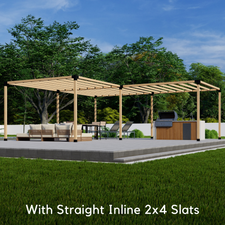 L-Shaped Pergola Kit - 20% Off + Free Shipping