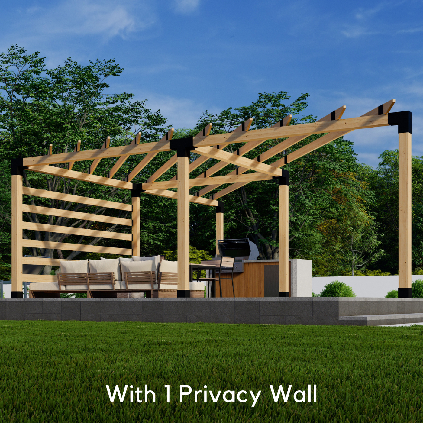 Corner Trellis Pergola Kit - 20% Off + Free Shipping