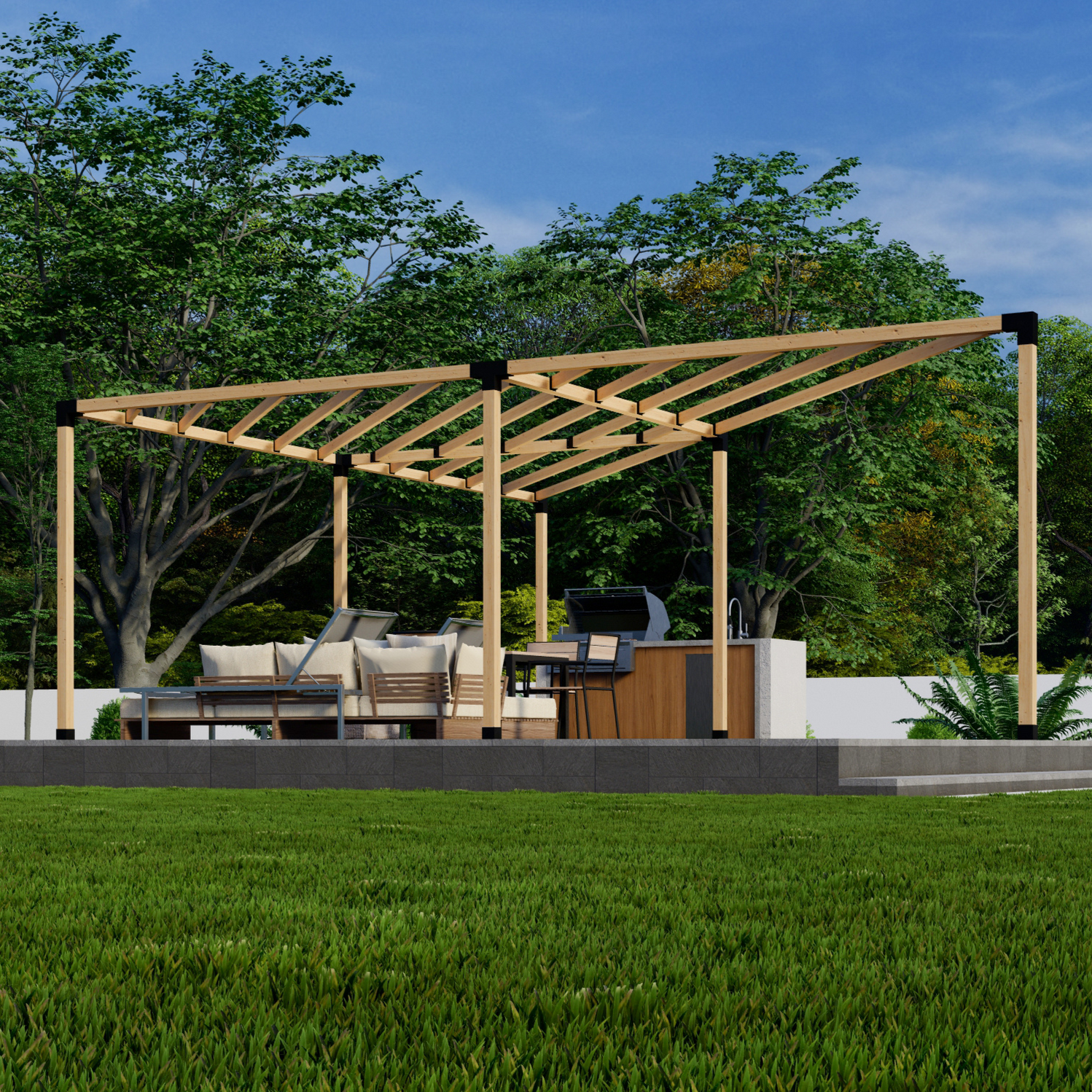 Triangle Pergola Brackets Kit - 20% Off + Free Shipping