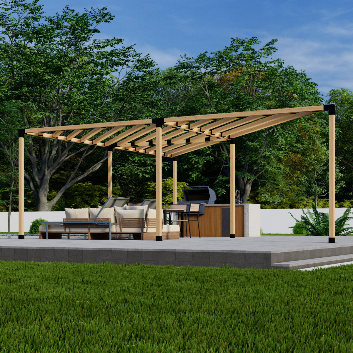 DIY Triangular Pergola Kit - 20% Off + Free Shipping