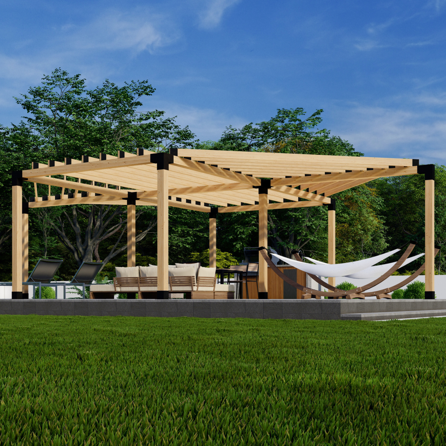 Hexagon Pergola Kit - 20% Off + Free Shipping