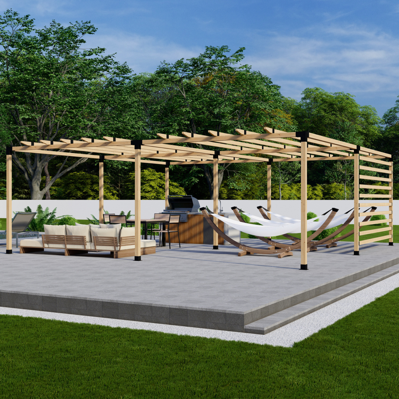 2x2 Grid Pergola Kit - 20% Off + Free Shipping
