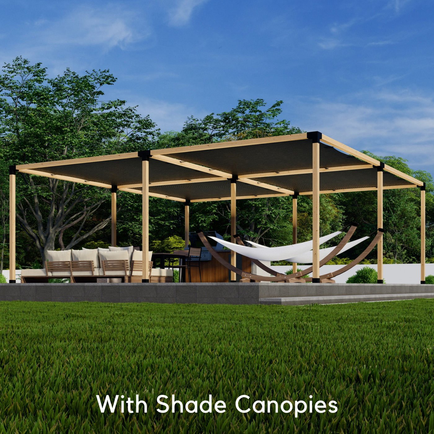 Freestanding 16x24 Pergola Kit with Roof - 20% Off