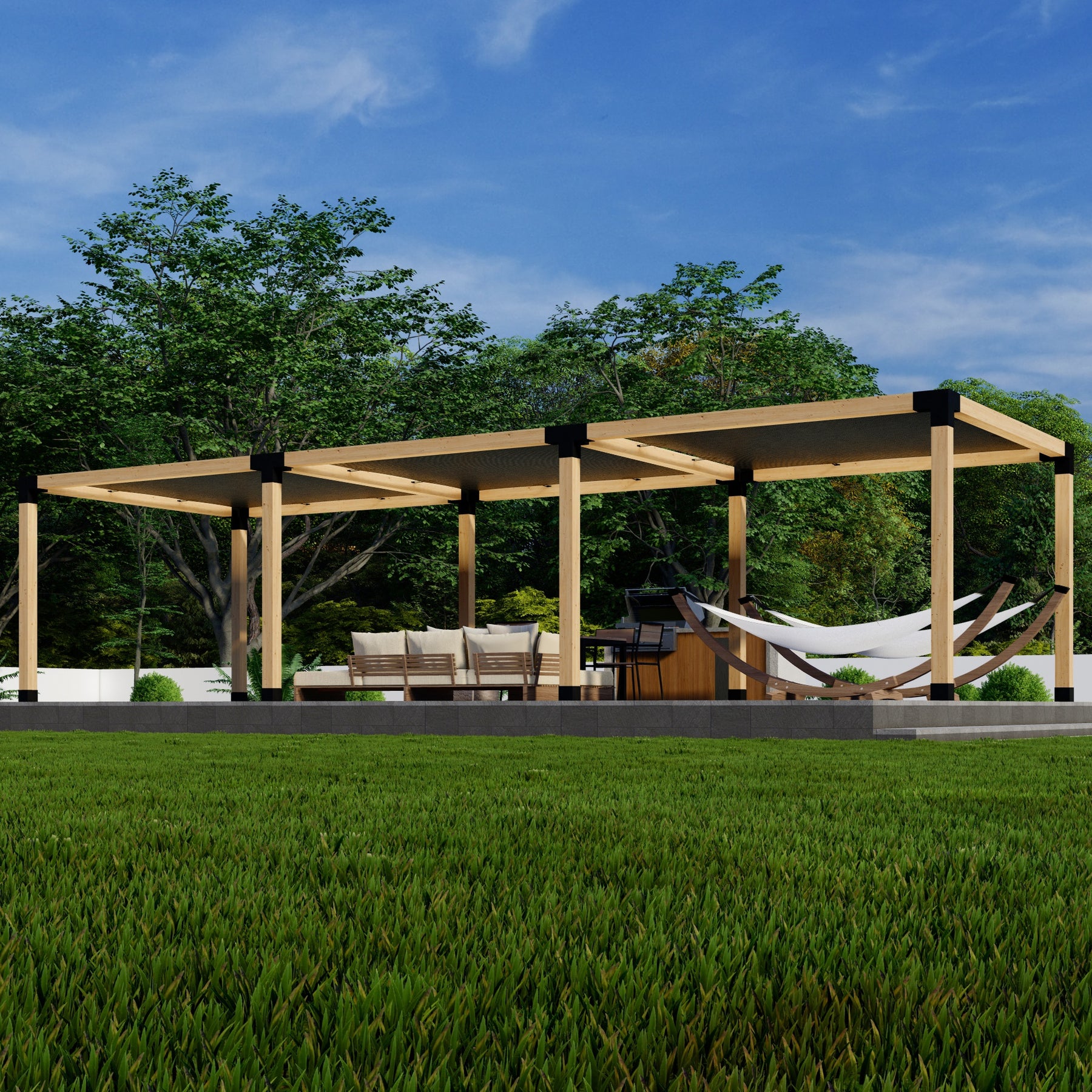 Zen Pergola Kits - Build Your Own DIY Wooden Pergola