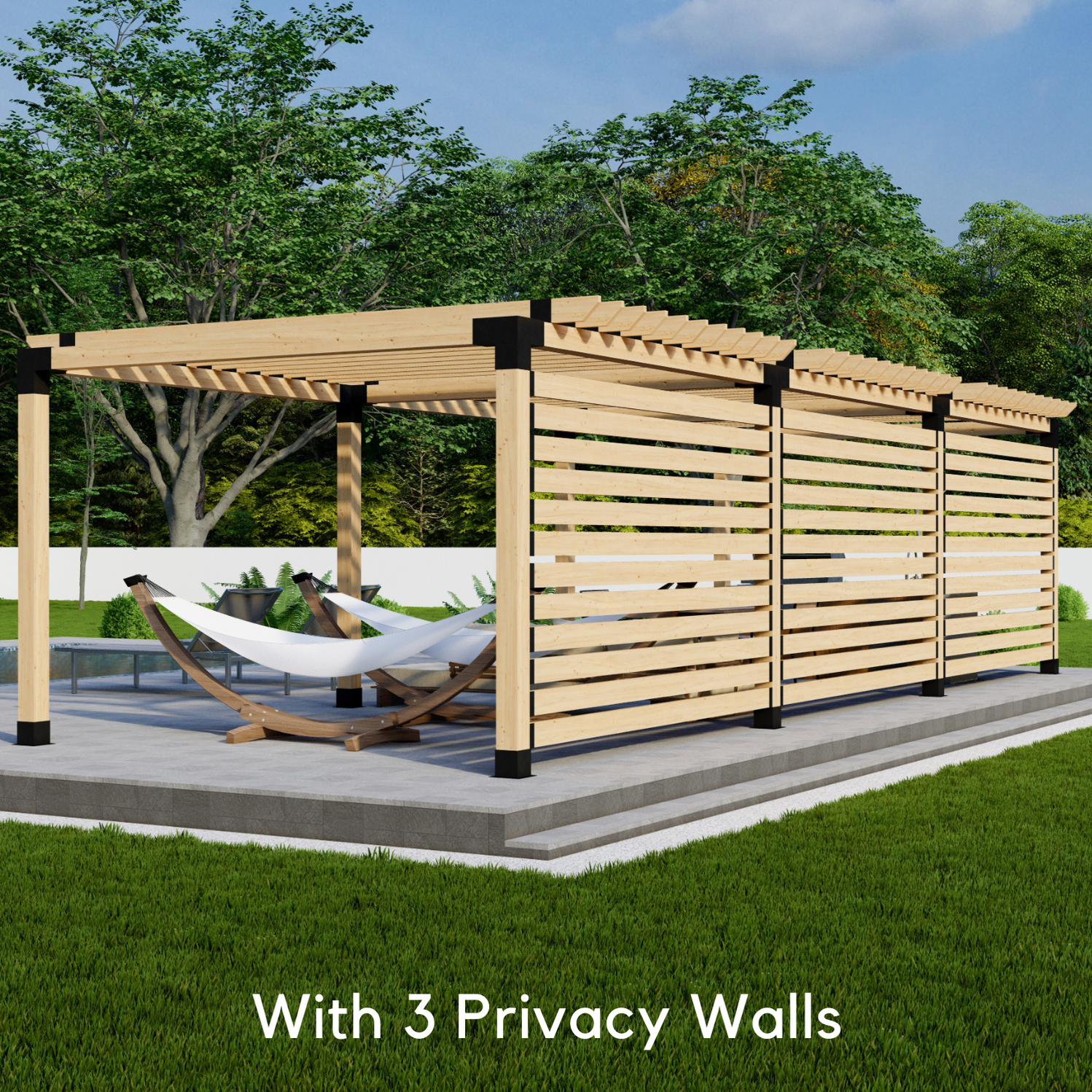 3-Block Modular Pergola System - 20% Off + Ships Free