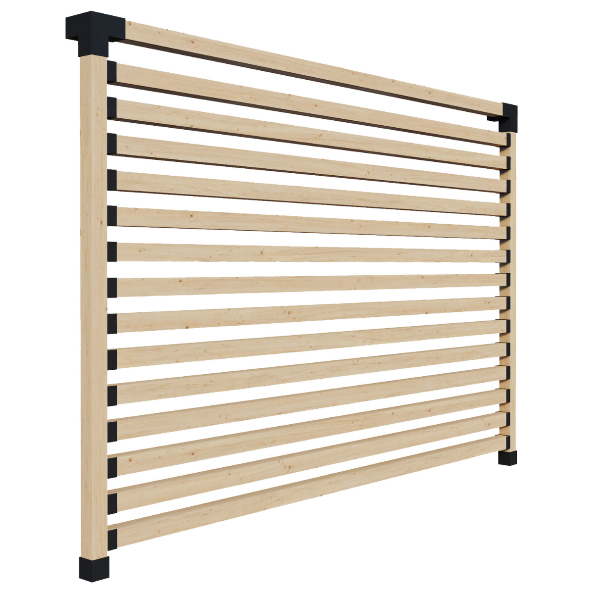 Pergola Privacy Wall Kit for Horizontal 4x4s
