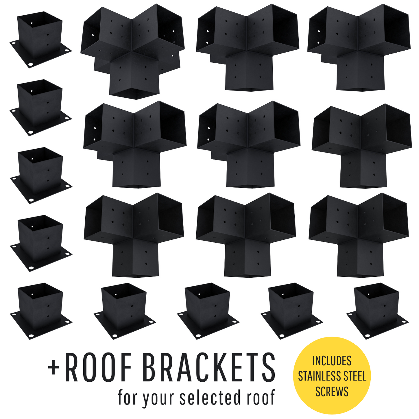 Freestanding 14x20 Pergola Kit with Roof - Backyard Pergola Sale